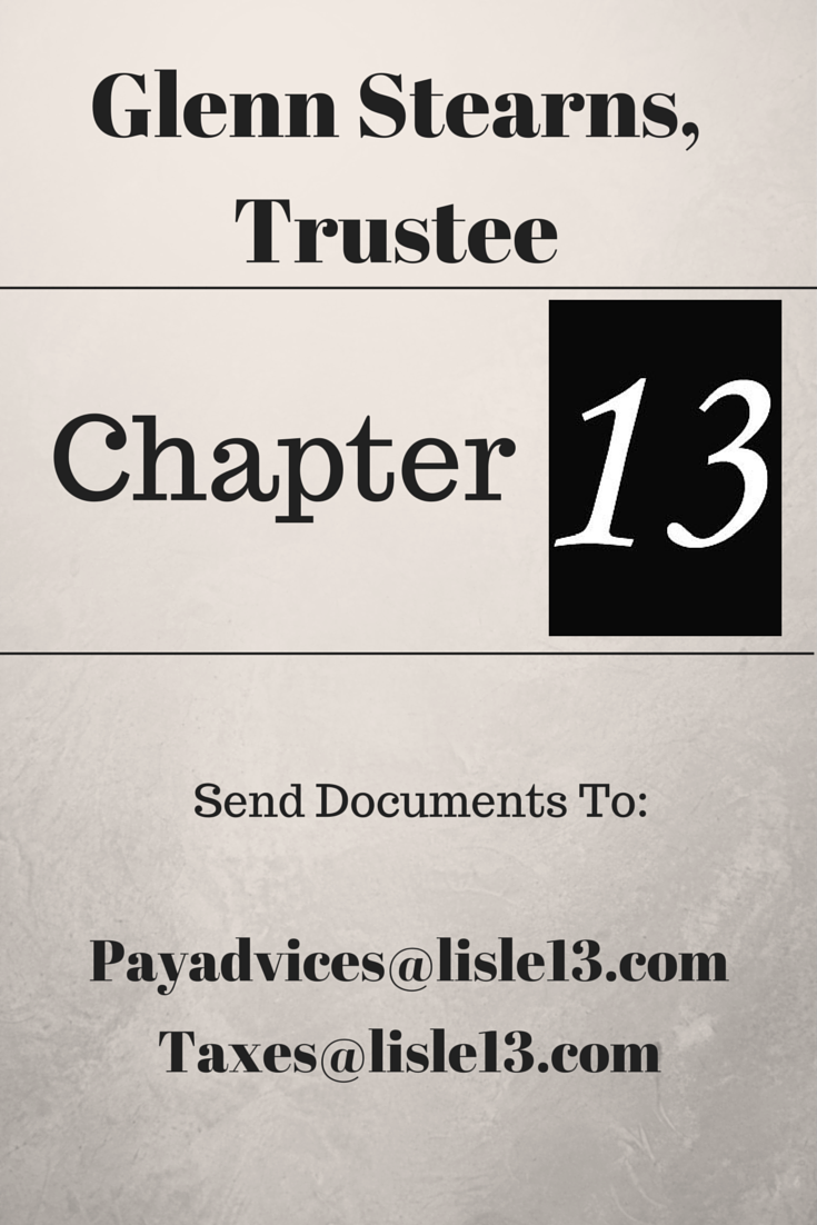 Providing The Right Documents To The Chapter 13 Trustee
