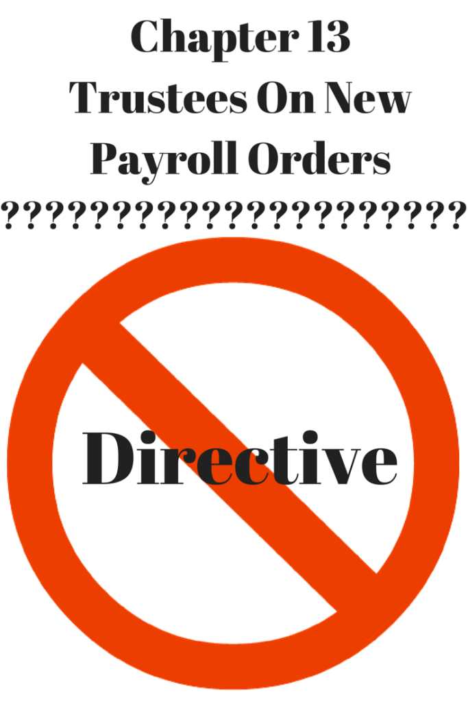 No Directive From Chicago Area Chapter 13 Bankruptcy Trustees Yet